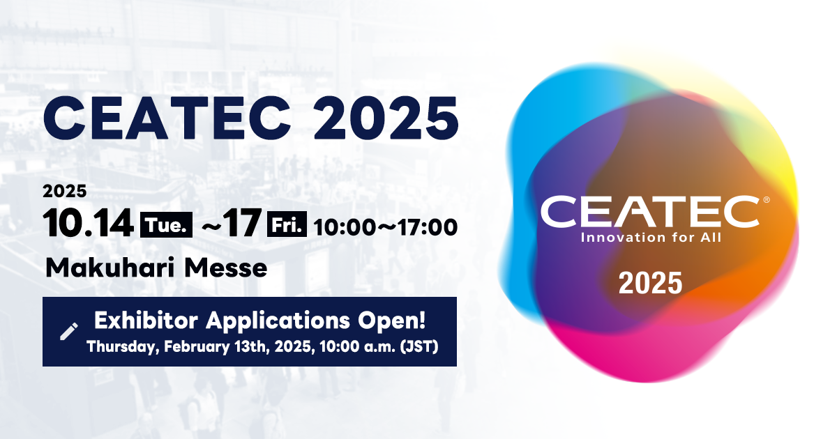 Schedule | CEATEC 2025 Toward Society 5.0 Call for Exhibits official website